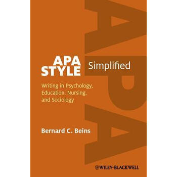 APA Style Simplified: Writing in Psychology, Ed