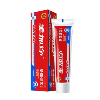 上海美加净多效健齿牙膏100g添加活性成分有效清洁牙渍呵护牙龈清新口气去黄牙垢洁白牙齿 多效健齿牙膏100g【图片 价格 品牌 报价】-京东