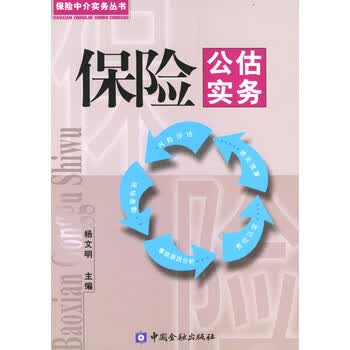 保证正版 保险公估实务 杨文明 中国金融出版社 9787504933201