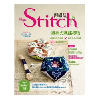 台版 Stitch刺绣志02 一级棒的刺绣礼物 祝福系字母和风派小巾刺绣VS环游北