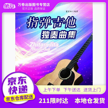 【新华书店 自营京送】指弹吉他独奏曲集 董宏峰 安徽文艺出版社