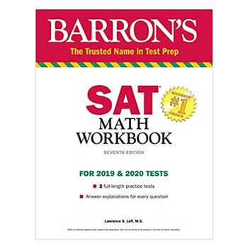 【中图原版】SAT MATH WORKBOOK  SAT数学工作簿 进口书籍书本