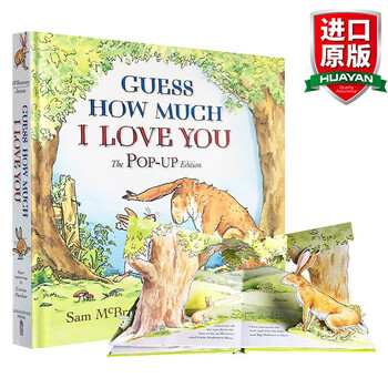 英文原版 猜猜我有多爱你 Guess How Much I Love You Pop Up 立体书