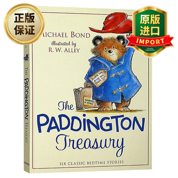 The Paddington Treasury 小熊帕丁顿 6个故事精装合集 英文原版 帕丁顿熊 经典儿童故事绘本 迈克尔邦德 精装大开本 英文版进口书