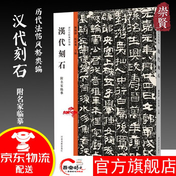 【官方旗舰】历代法帖风格类编汉代刻石附名家临摹展现汉隶风采河南美术 1