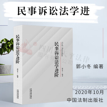 民事诉讼法学进阶