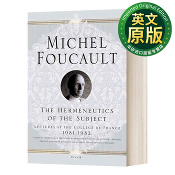 华研原版 The Hermeneutics Of The Subject 主体解释学 英文版 进口英语原版书籍 英文原版