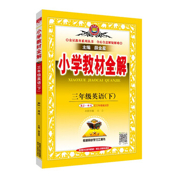 小学教材全解 三年级英语下 人教版  精通 适用于2022春