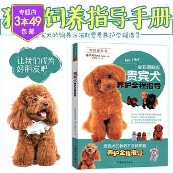 狗狗饲养训犬教程狗狗专业训练秘笈家庭养猫百科猫咪饲养养猫手册 我的宠物书：贵宾犬养护全程指导（全彩图解版）