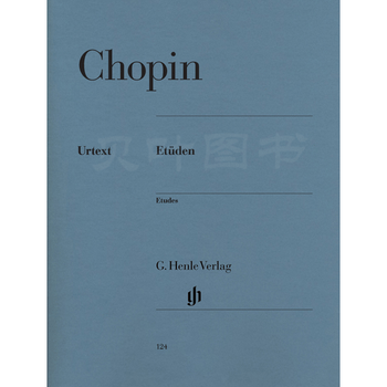 亨乐原版 肖邦 练习曲全集 Chopin Etuden br. HN124