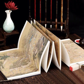 【原大原寸】古代绘画名家绘画 原大版  明 仇英 清明上河图