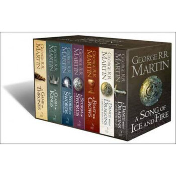 ASongOfIceAndFire 冰与火之歌 7本盒装全套 英文原版小说 权力的