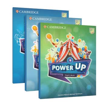 剑桥考试小学教材Power Up 4年级套装 主课本+练习册带线上帐号+home booklet