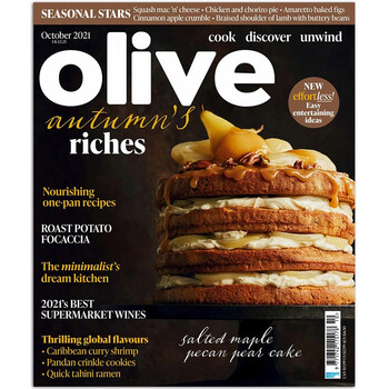 【单期可选】Olive 美味 橄榄 2019/20/21年月刊 英国烹饪与烘焙美食杂志 2021年10月刊
