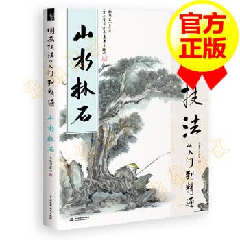 国画技法从入门到精通 山水林石 飞乐鸟 国画水墨画基础入门教学教材书 山水风景技法教程书籍