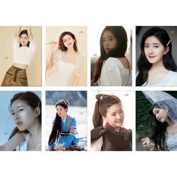赵露思海报2021陈芊芊明信片墙纸宿舍卧室高清写真大壁纸墙贴挂画 C款海报 非海报产品