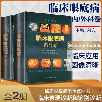 全2册临床眼底病 内科卷+外科卷 2本 刘文主编 可搭眼底病学 眼科学医师书籍 人民卫生出版社