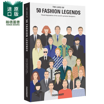 现货The Life of 50 Fashion Legends 50位时尚传奇人物的生活英文原版书