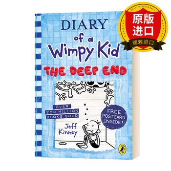 英文原版 Diary of a Wimpy Kid The Deep End  Book 15 小