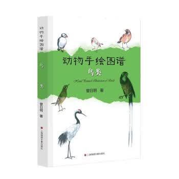 鸟类动物手绘图谱 曾日明 上海锦绣文章出版社 科普