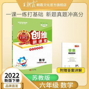 2022新版小学王朝霞六年级试卷下册语文数学英语人教版创维新课堂期末模拟试卷王朝霞小升初总复习单元专项期中试卷 六年级数学（苏教版）下册