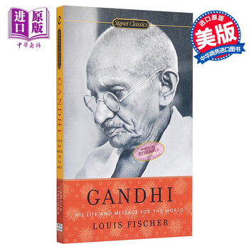 英文原版Gandhi 甘地/Signet/甘地传记/世界伟人传记