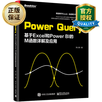 正版 Power Query基于Excel和Power BI的M函数详解及应用 软件数据处理分析从入门到精通M函数语法参数用法 数据处理教程书籍