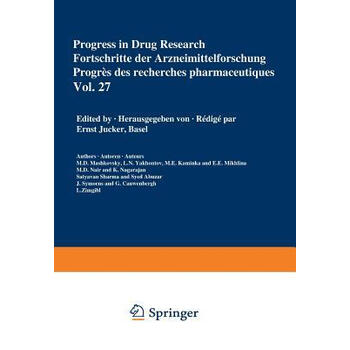 Progress in Drug Research / Fortschritte Der Ar