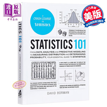101系列：统计学 英文原版 数学科学 Statistics 101 David Borman