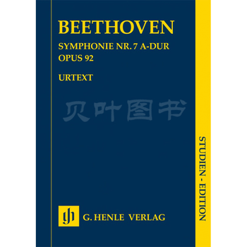 贝多芬 A大调第七交响曲 op.92 Beethoven Ludwig van Symphony