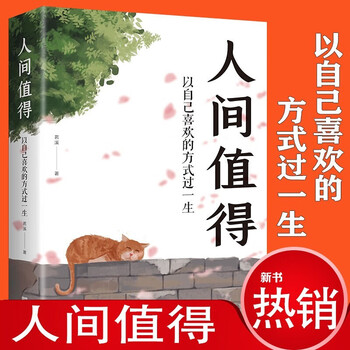 人间值得 已自己喜欢的方式过一生 愿你历尽千帆归来仍是少年 励志心态情绪控制书籍