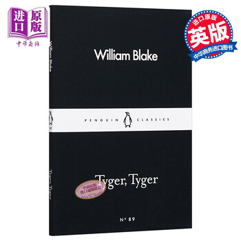 LBS89 Tyger, Tyger 英文原版 小黑书89 威廉·布莱克：老虎，老虎 经典名著