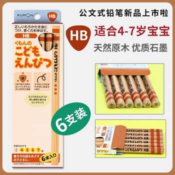 公文式文具-儿童三角矫姿铅笔HB（新版）