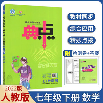 【人教版】初中典中点七年级下册数学人教版 初一下册数学辅导资料 初中数学教材同步练习册 七下同步训