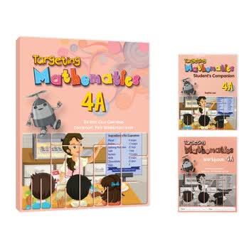 新加坡小学数学教材Targeting Mathematics 4A书本+2本课内外练习册四年级上