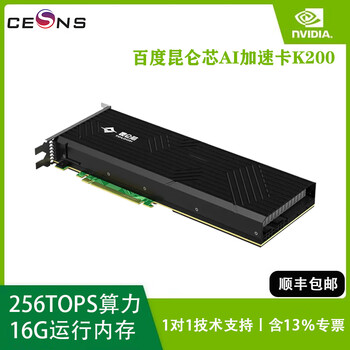百度昆仑K200 R200 AI加速芯片云计算 自动驾驶 深度学习 企业级GPU芯片 百度K200 加速卡【图片 价格 品牌 报价】-京东