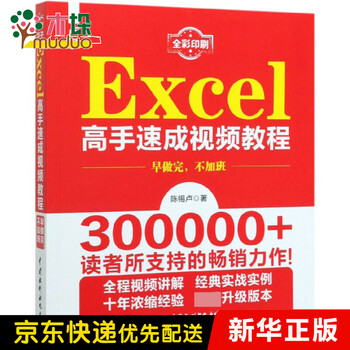 卢子Excel高手速成视频教程(全彩印刷)