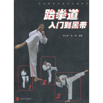 【官方授权 正版书籍】公共体育专业化运动丛书：跆拳道入门到黑带林大参,陈琳上海大学出版社 正版图书绘本
