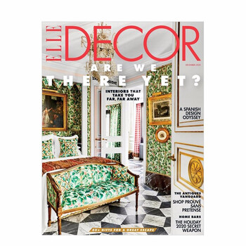 Elle Decor 美国英文原版 时尚家居室内设计杂志 2020年09期 12月刊