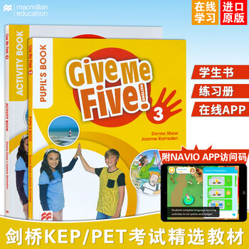 麦克米伦 Give Me Five 少儿英语 西班牙公立学校教材 剑桥考试进口原版辅导书 3级别