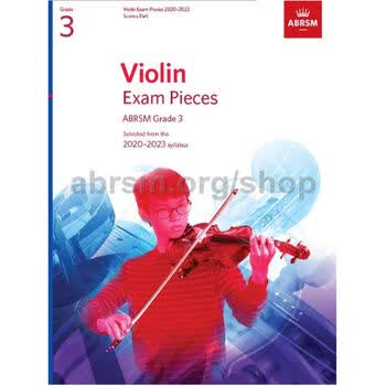 英皇考级 小提琴考级作品曲目第三级 2020-2023年版Violin Exam Pieces 英文
