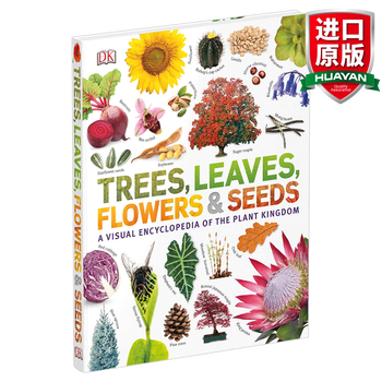 英文原版 树 树叶 种子百科 DK Trees Leaves Flowers and Seeds