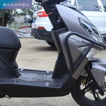 工马适用于豪爵AFR125保险杠HJ125T-27城市之鹰前后保护杠防摔杠改装 单独黑前杠【图片 价格 品牌 报价】-京东
