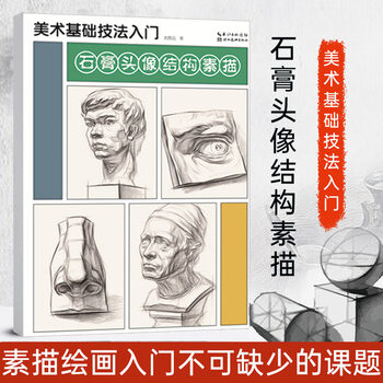 零基础美术基础技法入门-石膏像结构素描