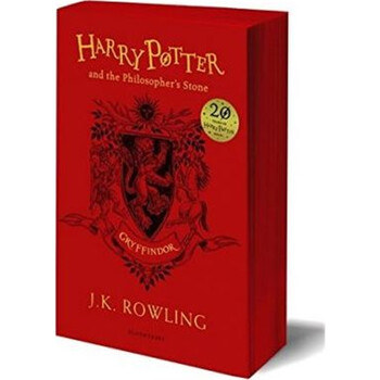 哈利·波特与魔法石 格兰芬多20周年纪念平装版 英文原版 Harry Potter 2