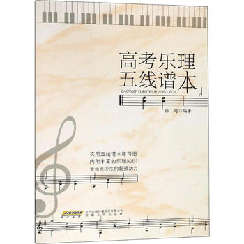 高考乐理五线谱本 徐超  书籍