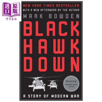 黑鹰坠落 豆瓣高分 英文原版 Black Hawk Down Mark Bowden