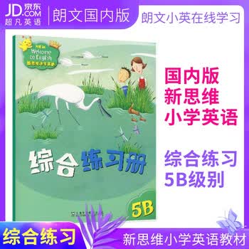 现货Longman New Welcome to English Gold新思维小学英语综合练习册 5B