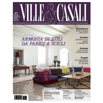 【包邮】订阅VILLE ＆ CASALI 居家装饰杂志 意大利 年订12期原版