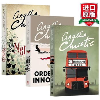 英文原版 马普尔小姐探案第三季3册套装 Miss Marple 阿加莎系列惊悚悬疑推理侦探小说